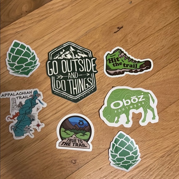 Other | New Set Of 7 Outdoor Adventure Sticker Set | Poshmark